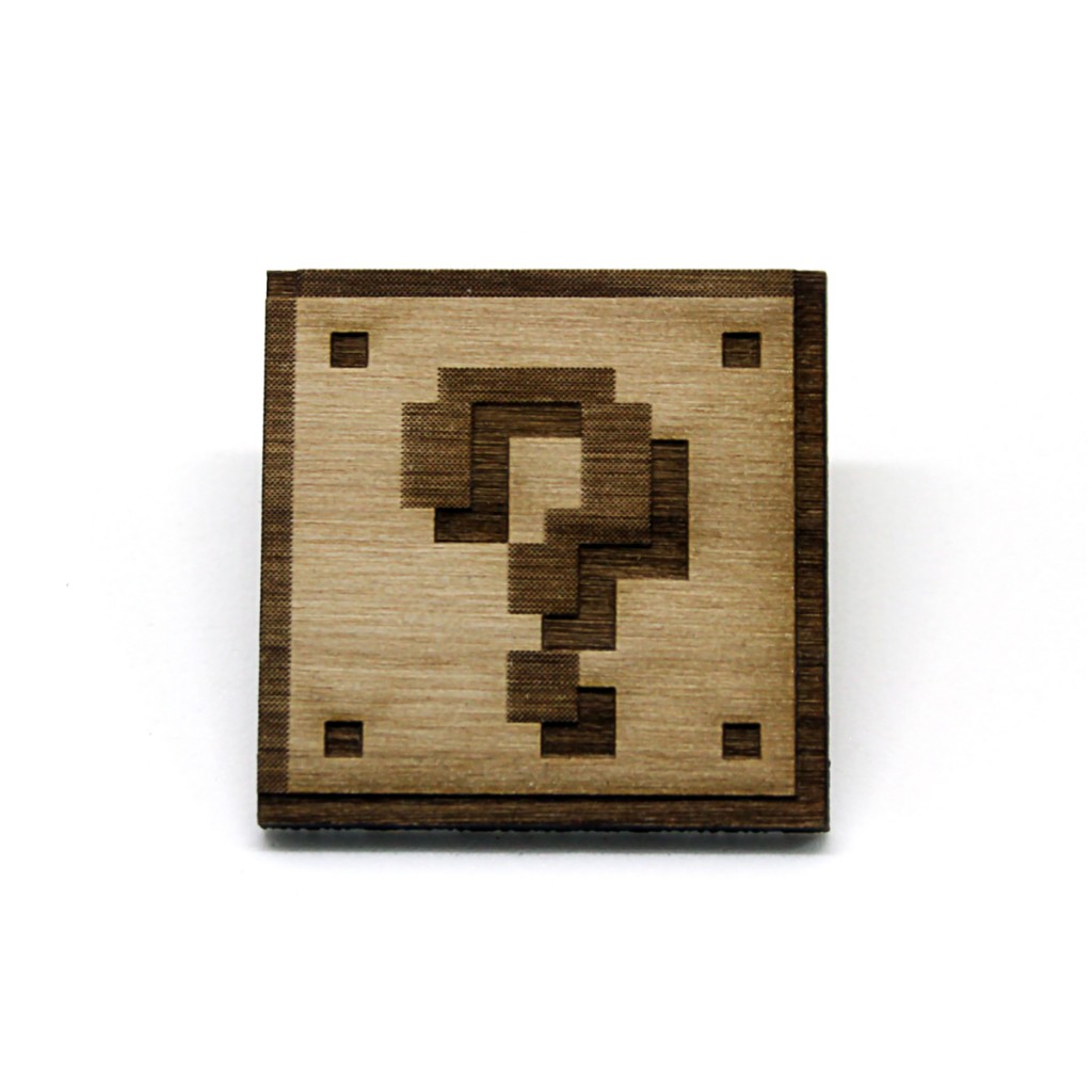 8Bit Question Mark Block - PopCultPins