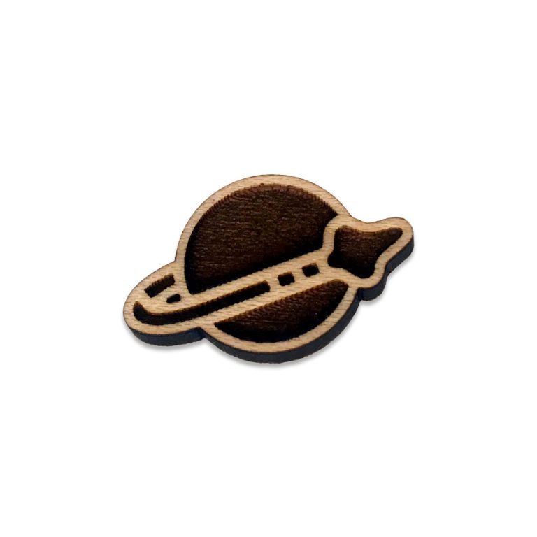 Retro Brick Space Force Lapel Pin - PopCultPins